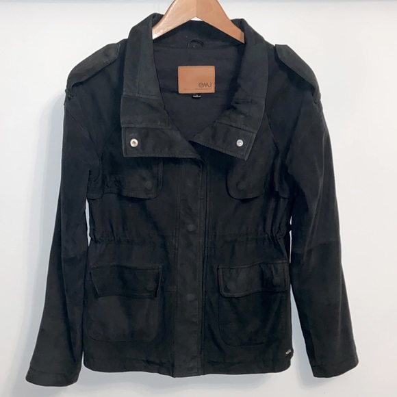 Emu | Jackets & Coats | Emu Australia Sueded Leather Safari Jacket Navy ...